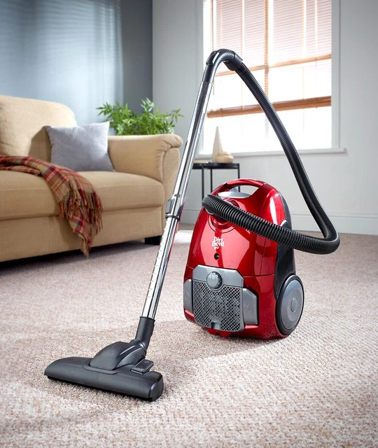 DIRT DEVIL 700W Bagged Cylinder Vacuum Cleaner Large 3.5L Dust Capacity ...