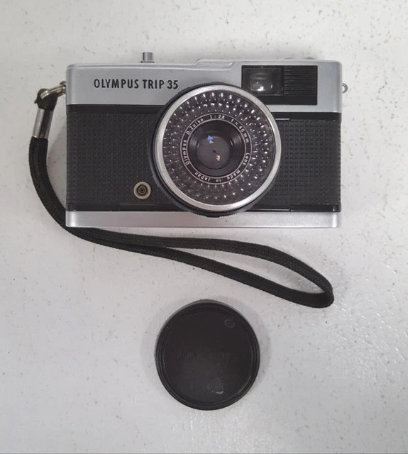 OLYMPUS TRIP 35 Classic 1960's Compact Film Camera + Strap - Clean ...