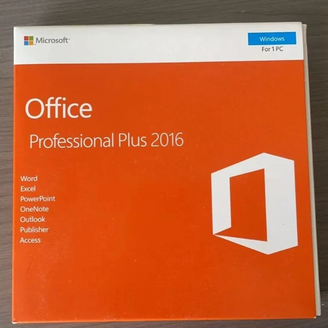 MICROSOFT OFFICE 2016 Professional Plus | DVD + Product Key | Sealed ...