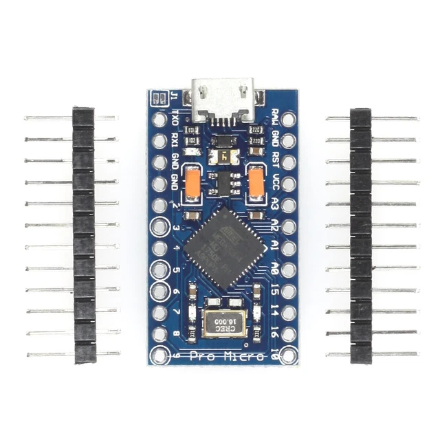 PRO MICRO MODULE with ATmega32U4, Board - Arduino Leonardo similar, 5V ...