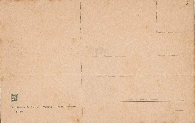 CARTOLINA 1920 CIRCA. Velletri. Panorama Sud e Stazione Ferroviaria ...