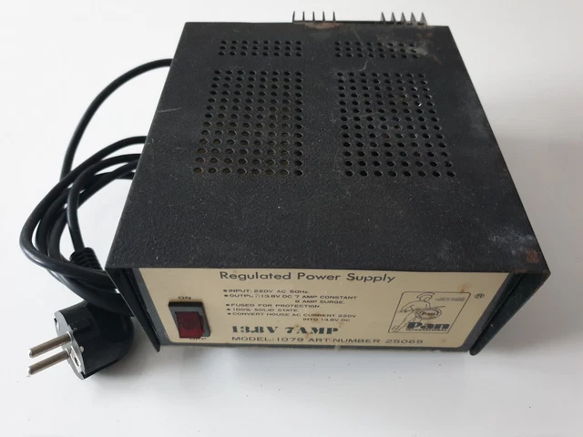 PAN INTERNATIONAL REGULATED Power Supply 1079 Spannungswandler Art.-Num ...