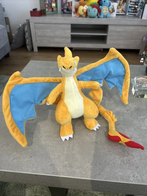 MEGA CHARIZARD Y Pokemon plush Character 25cm Teddy £10.00 - PicClick UK