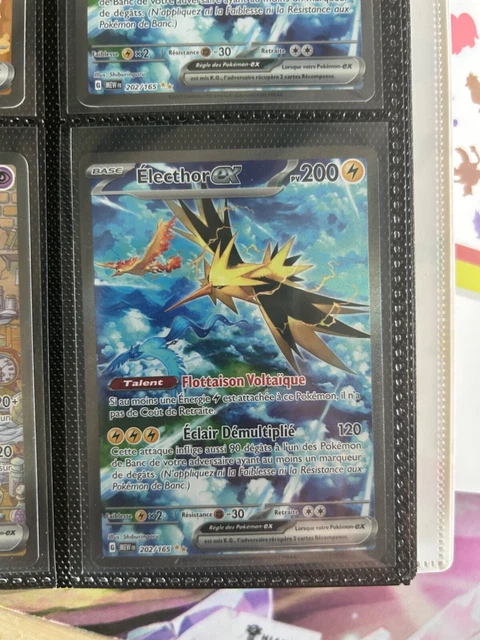 CARTE POKÉMON - Électhor EX ALT 202/165 EV 3.5 151 - FR EUR 65,00 - PicClick FR