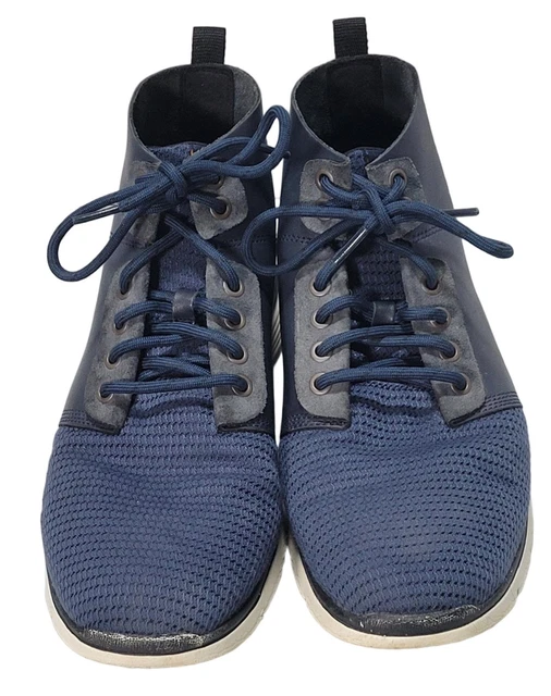 TIMBERLAND KILLINGTON CHUKKA Men Size 9.5 Navy Blue Leather Knit ...