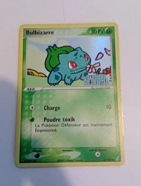 CARTE POKÉMON BULBIZARRE 45/100 REVERSE EX Gardiens de Cristal VF FR EUR 7,00 - PicClick FR