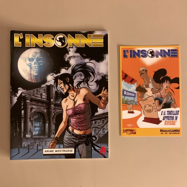 ALBETTO FUORI SERIE L'INSONNE: ANIME MOSTRUOSE completo di CARTOLINA ...