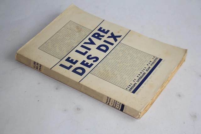 LE LIVRE DES Dix Vers et proses signé Jean Violette 1940 (46284) EUR 34,00 - PicClick FR