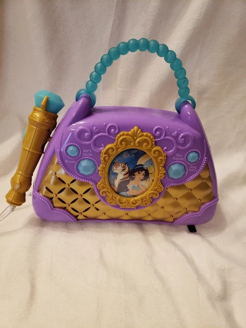 DISNEY ALADDIN PRINCESS Sing Along Boombox Working Microphone Music £28 ...