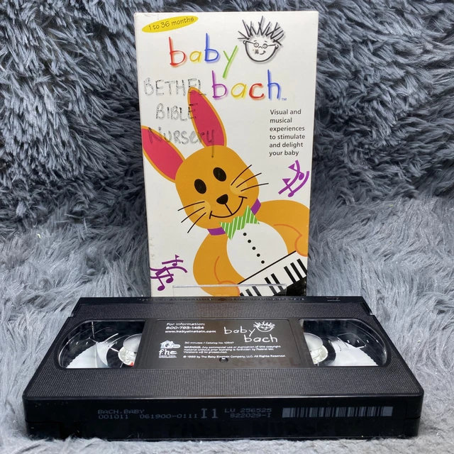 BABY EINSTEIN BABY Bach VHS Video Tape Infant Learning 1 To 36 Months ...