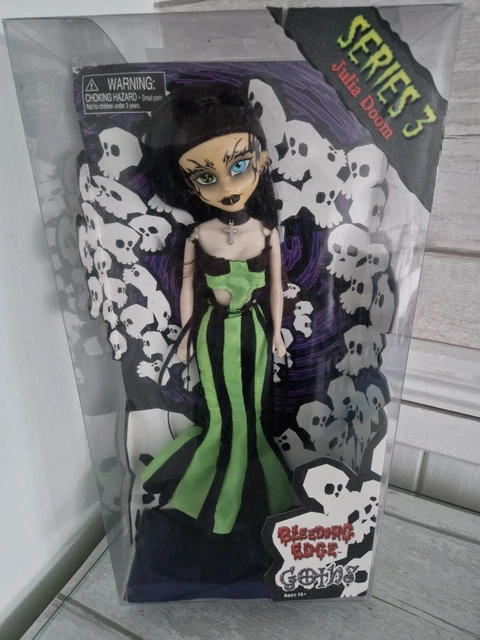 BLEEDING EDGE GOTH Doll BeGoth Series 3 Julia Doom boxed RARE £55.00 ...