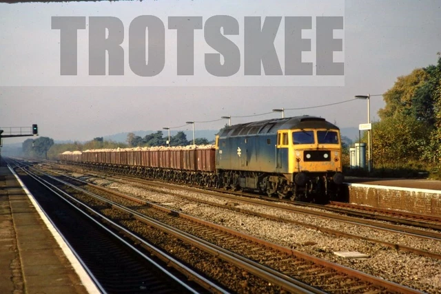 35MM SLIDE BR British Rail Diesel Loco Class 47 47213 1980 Original £4. ...