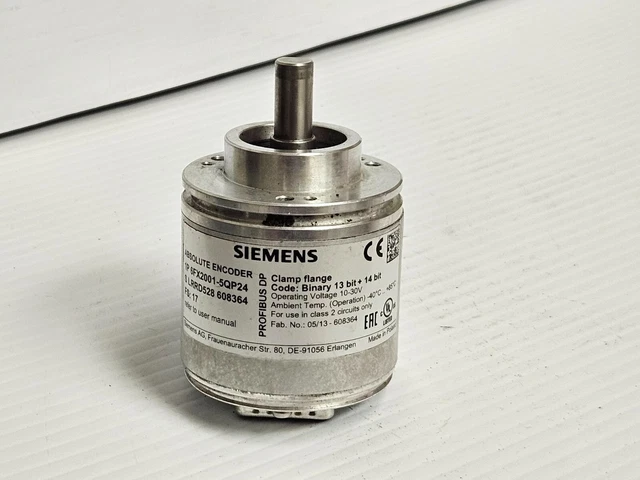 SIEMENS PROFIBUS ENCODER 6Fx2001-5Qp24 Dp-Class 2 **No Base** $420.00 ...