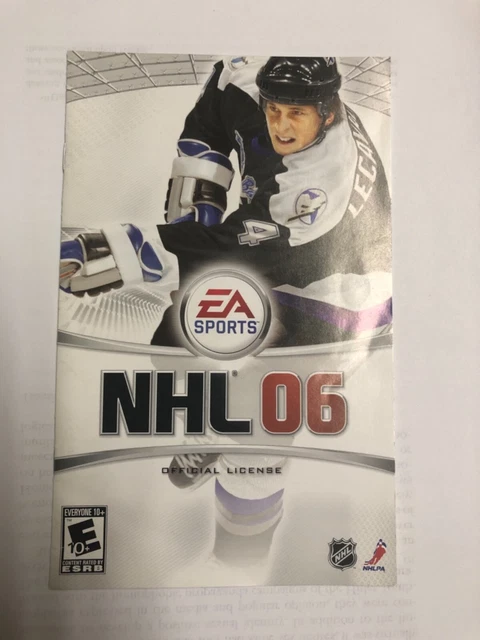 PS2 EA SPORTS NHL 06 INSTRUCTION MANUAL ONLY ! excellent condition $5. ...