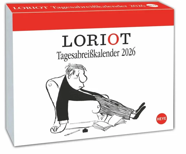 LORIOT TAGESABREISSKALENDER 2026 | Loriot | Deutsch | Kalender | 320 S ...