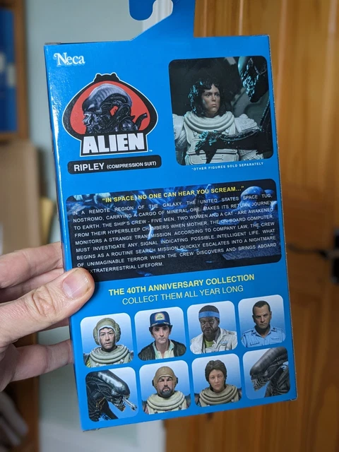 ALIEN RIPLEY COMPRESSION Suit 40th Anniversary Figure By Neca Xenomorph ...