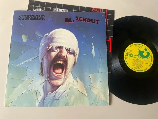 LP ROCK SCORPIONS - Blackout (9 Song) EMI HARVEST Abriss/damaged EUR 16 ...