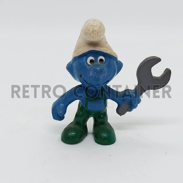 SMURFS PUFFI SCHLUMPF Pitufo Schleich Bully - 20012 Mechanic EUR 4,85 ...