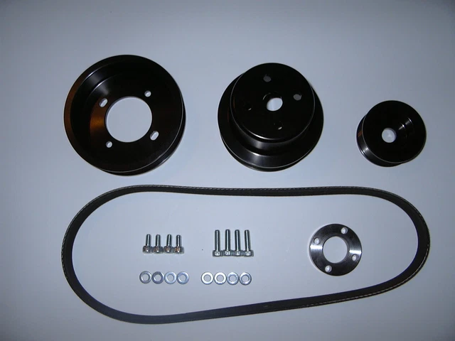 MAZDA ROTARY MULTI Rib pulley Kit ser 4 , rx2,rx3.rx7, Australian.made ...