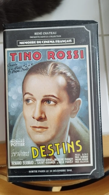 VHS DESTINS TINO Rossi René Chateau K7 video cassette EUR 10,00 - PicClick FR
