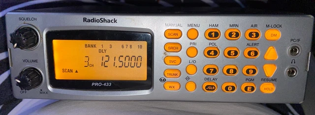 RADIO SHACK PRO-433 Trunking Scanner 1000 Channels EUR 74,21 - PicClick FR