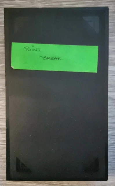 POINT BREAK VHS Keanu Reeves Patrick Swayze £0.99 - PicClick UK