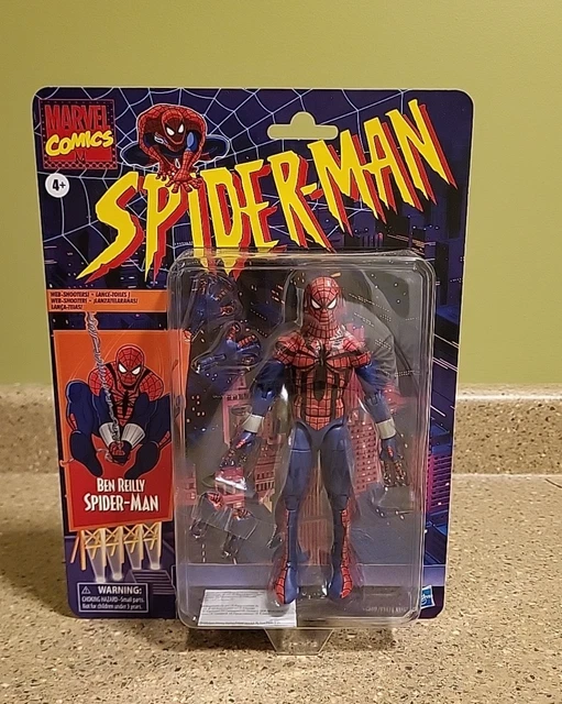 SPIDER-MAN RETRO MARVEL Legends Ben Reilly Spiderman 6-Inch Action ...
