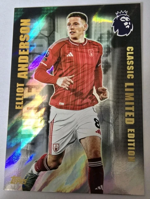 TOPPS PREMIER LEAGUE 2026 LIMITED EDITION ANDERSON Card #LE15 ...