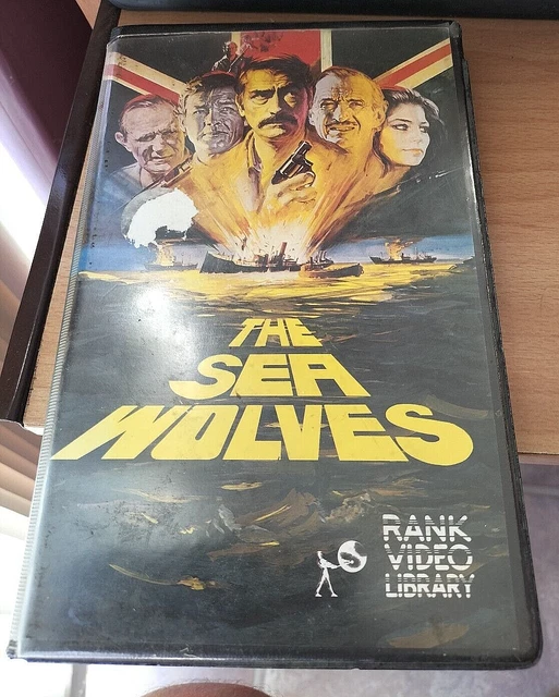 THE SEA WOLVES Rank Video Library Vhs Big Box Roger Moore David Niven ...