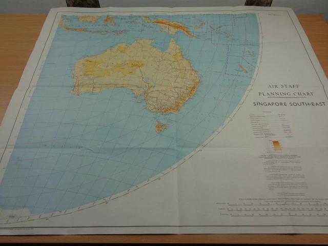 &RESTRICTED& POST-WW2 RAF "AIR STAFF PLANNING CHART" (AUSTRALIA, NEW ...