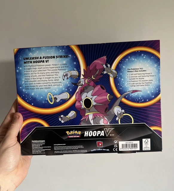 POKÉMON TCG HOOPA V Collection Box (contains Evolving Skies) £14.00 ...