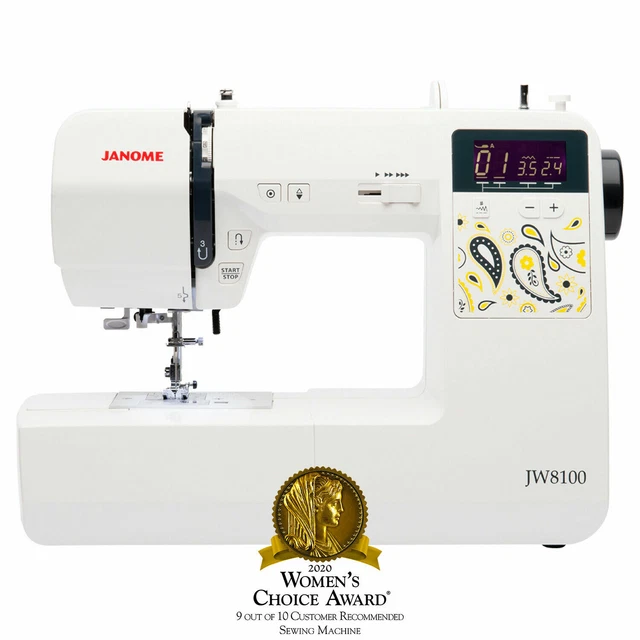 MÁQUINA DE COSER computarizada con todas las funciones Janome JW 8100 JW8100 + garantía EUR 367 ...