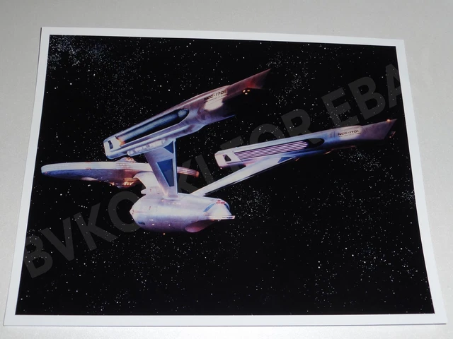 STAR TREK THE Motion Picture Starship USS Enterprise Refit Glossy Photo ...
