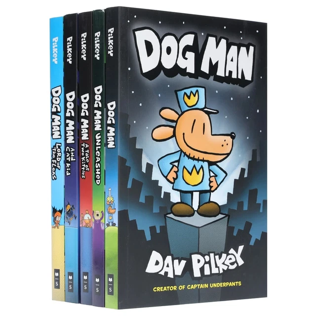 DOG MAN BOOKS 1-5 Collection Set - NEW (Free P+P) Genuine UK Editions ...