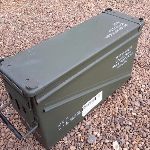 AMMO BOX 40 mm Cannon Ammo Box Storage Solution Man Tin £24.99 ...