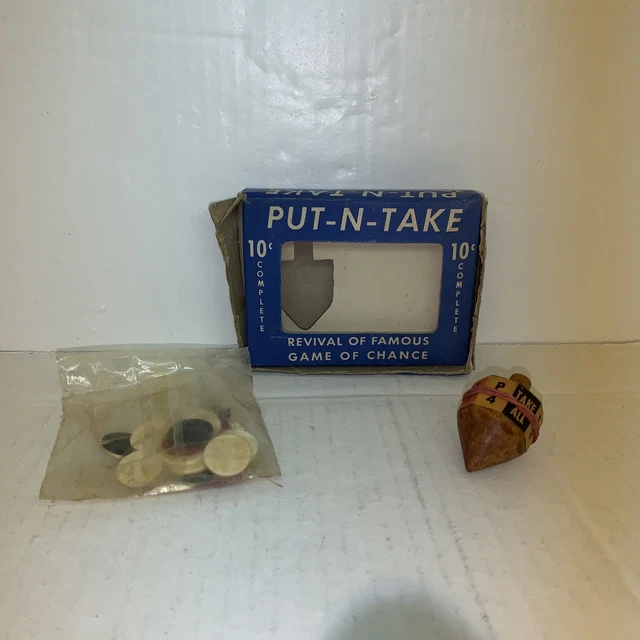 VINTAGE PUT-N-TAKE GAME By Plaza Mfg. Co. Made In USA £19.08 - PicClick UK