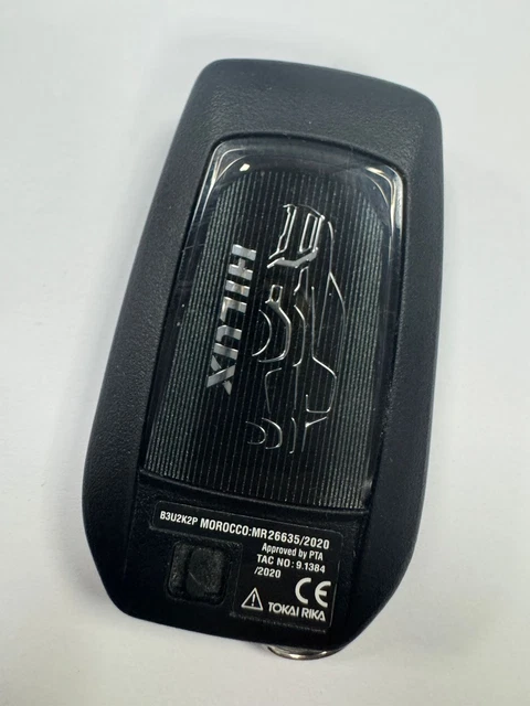 GENUINE TOYOTA HILUX 2 Button Remote Smart Key Fob Tested. Tokai Rika ...