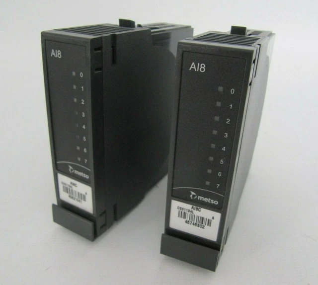 METSO PLC 8 Channel Analog Input Module AI8 AI8C D201134L #A6 £324.62 - PicClick UK