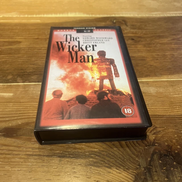 THE WICKER MAN VHS Video Tape Warner Terror Vision Christopher Lee £5. ...