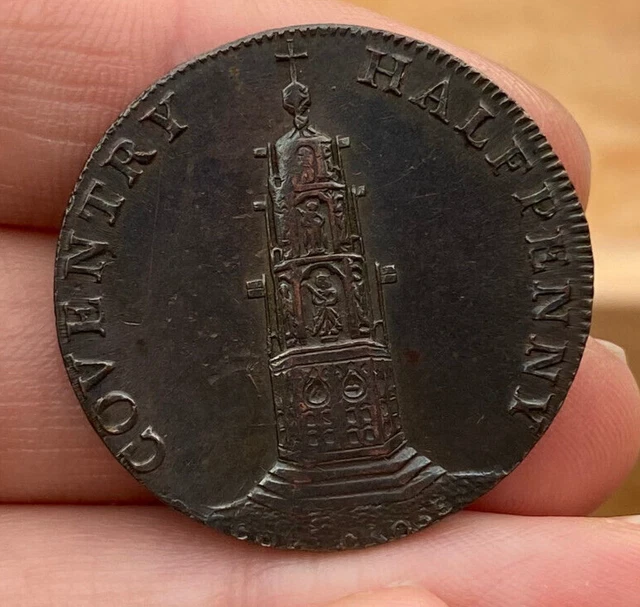 18TH CENTURY HALFPENNY Token 1794 Coventry For Edge see Photos (ref #47 ...