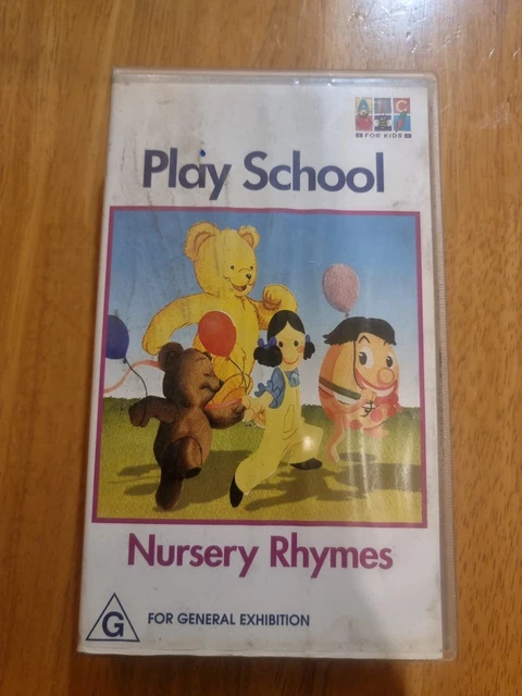 PLAY SCHOOL - Nursery Rhymes VHS Video - 2001 ABC For Kids EUR 7,28 ...