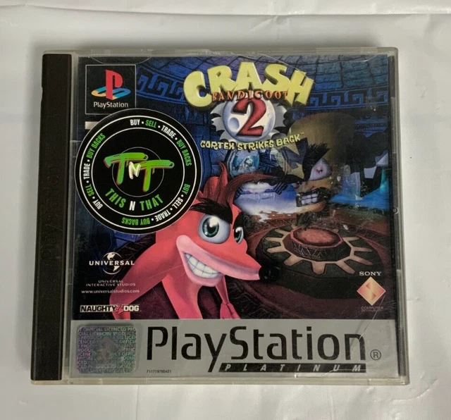 PLAYSTATION 1 PS1 Crash Bandicoot 2 Cortex Strikes Retour EUR 15,23 ...