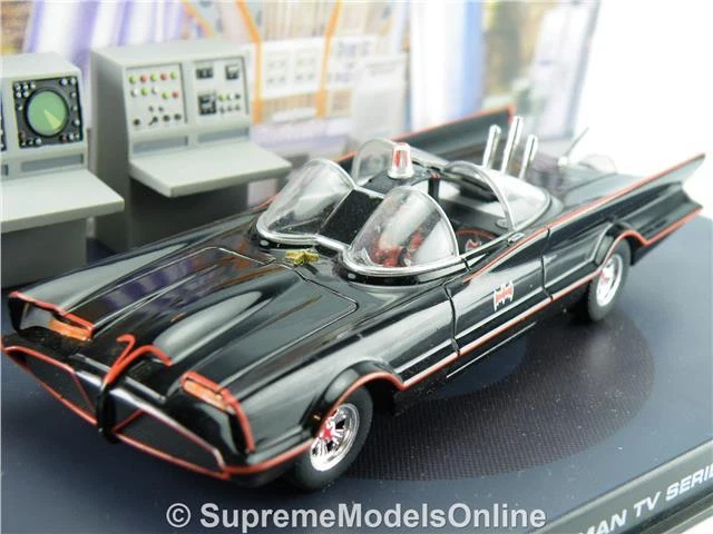 BATMOBILE BATMAN CLASSIC Tv Series Model Car 1:43 Size Lincoln Black T3 ...