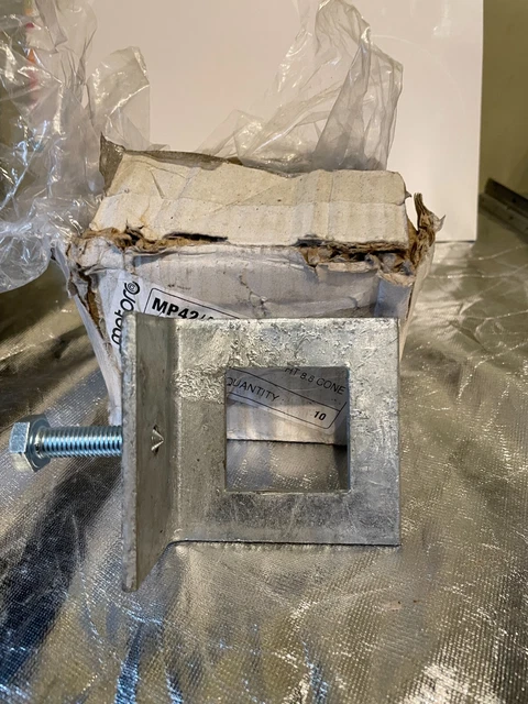 UNISTRUT STEEL WINDOW Bracket Beam Clamp 41x41mm Hot Dip Galvanised ...