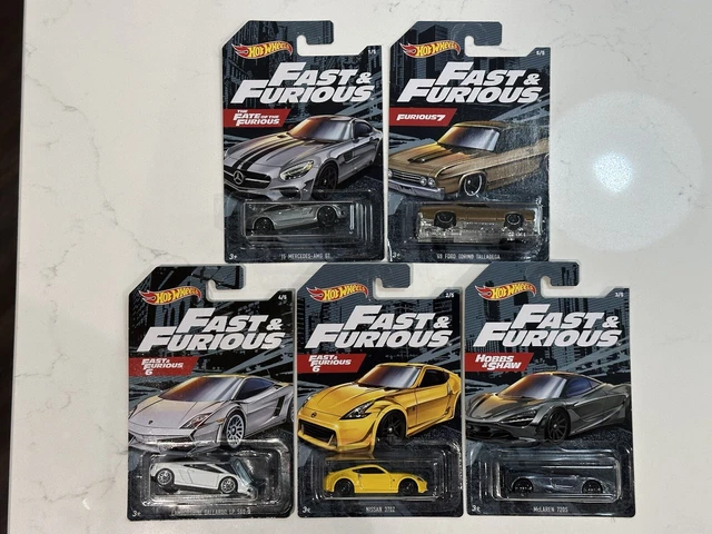 RARE LOT COLLECTION Hot Wheels Fast And Furious Joblot X5 Lambo Mclaren ...