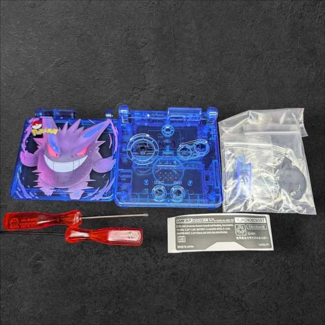 NINTENDO GAME BOY Advance SP GBA SP Gengar Shell £24.99 - PicClick UK
