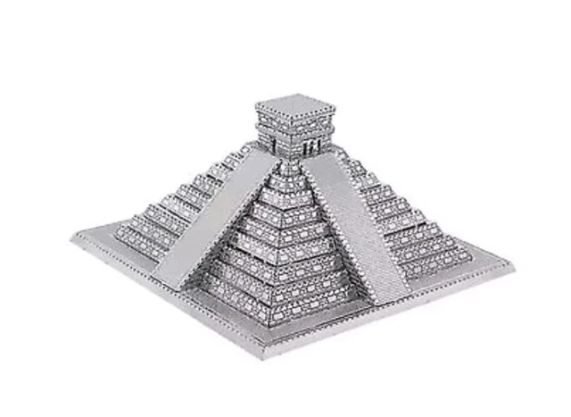 METAL CHICHEN ITZA Mayan Pyramid 3D Laser Cut Metal Model DIY Kit Gift ...