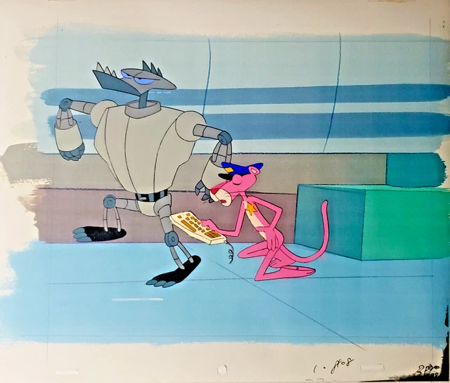 PINK PANTHER ORIGINAL Production Animated Hand-Painted Cel+ Drawing ...