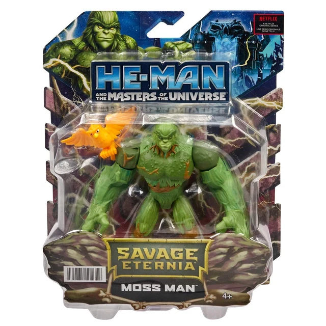 MASTERS OF THE Universe Netflix Savage Eternia MOSS MAN MOTU Mossman ...