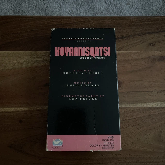 KOYAANISQATSI: LIFE OUT of Balance VHS Hopi Spirituality £17.68 ...